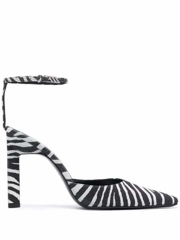 Attico Zebra-print Pumps