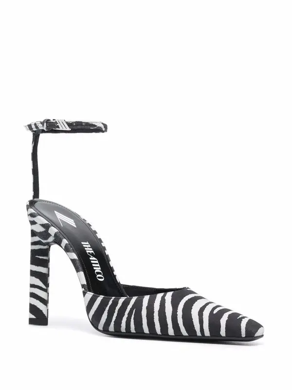 Attico Zebra-print Pumps