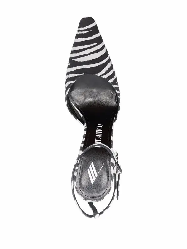 Attico Zebra-print Pumps