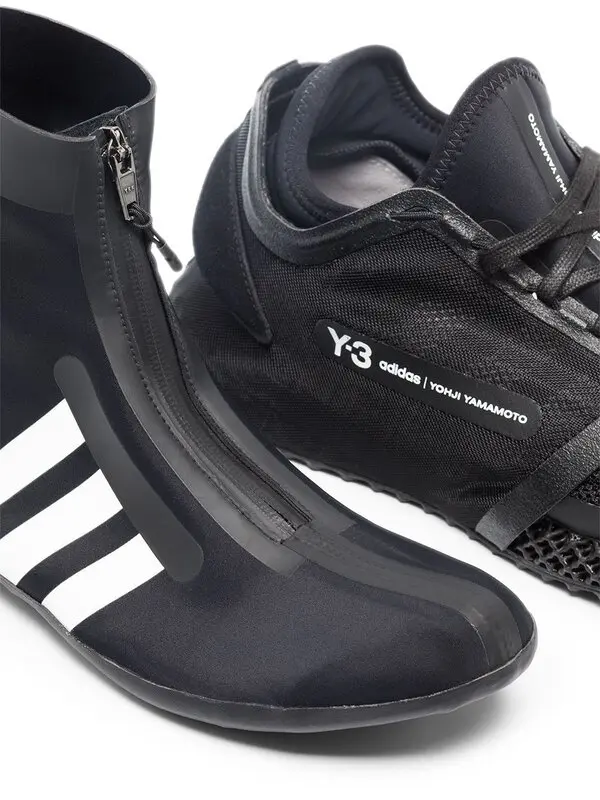 Y3 Runner 4d Iow Sneakers In Black 25% Off Editorialist