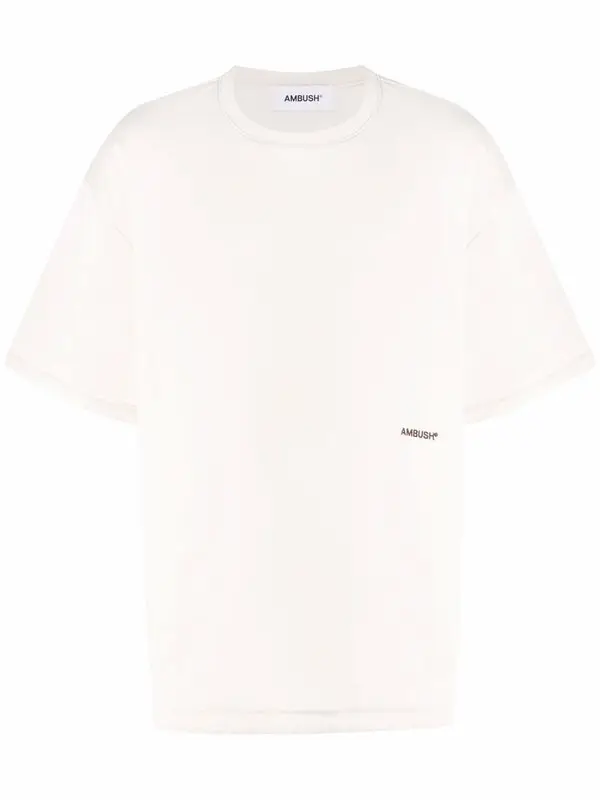 AMBUSH Embroidered Logo Cotton T-shirt