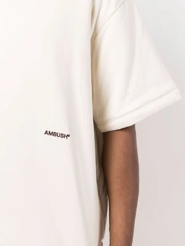 AMBUSH Embroidered Logo Cotton T-shirt