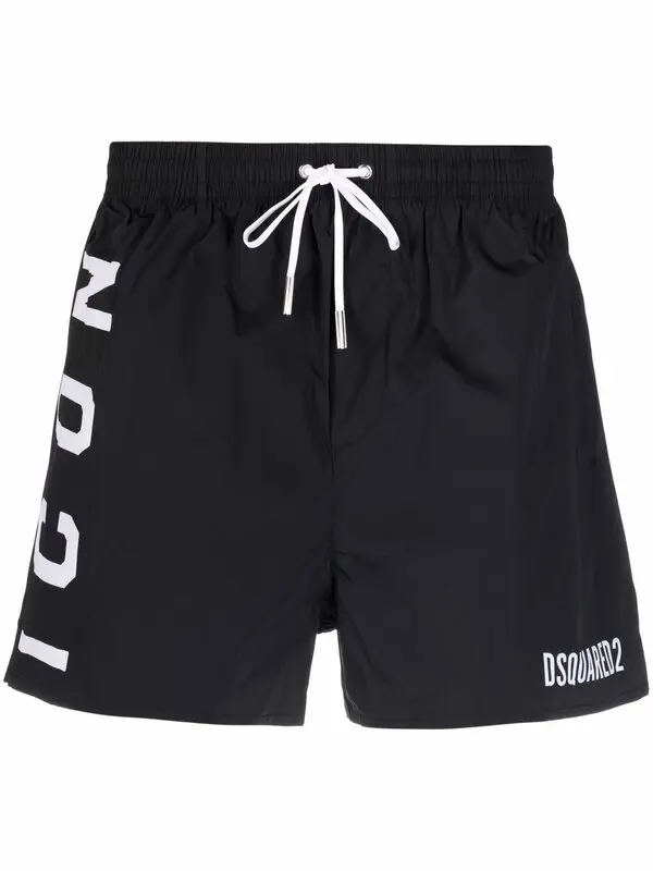 Dsquared2 Logo-print Drawstring Swim Shorts
