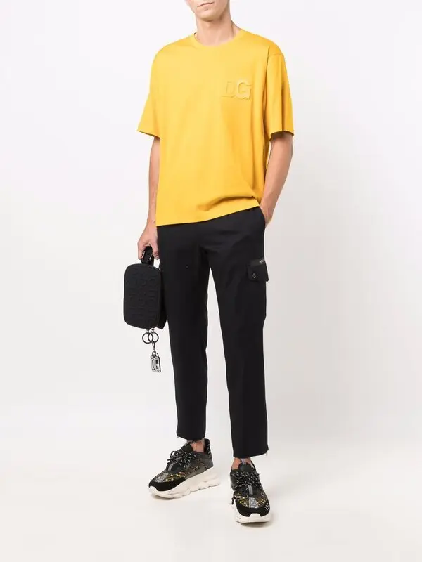 Dolce & Gabbana Logo-embossed Cotton T-shirt