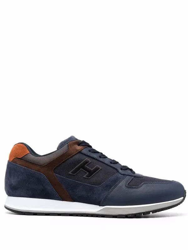 Hogan Panelled Leather Sneakers