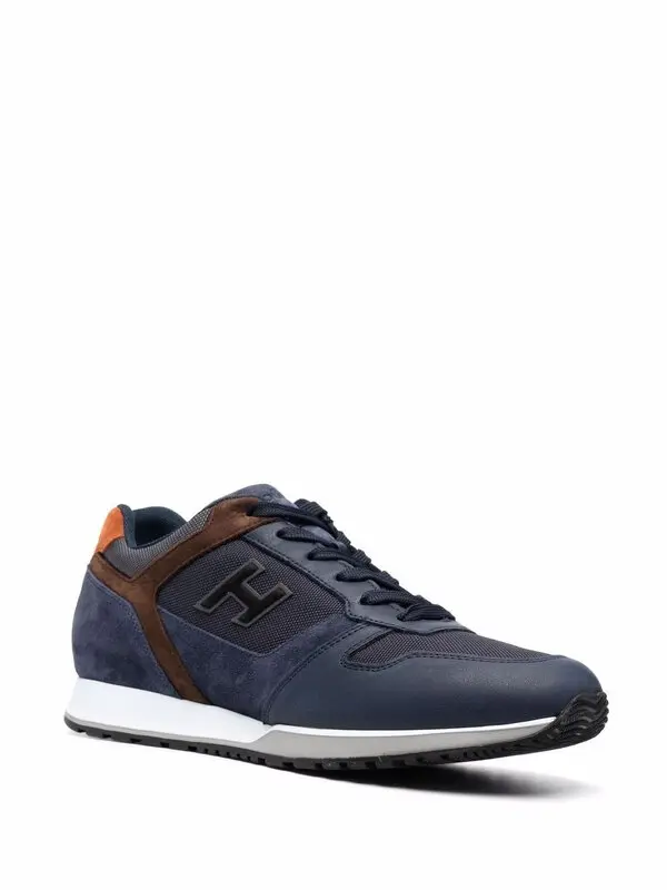 Hogan Panelled Leather Sneakers