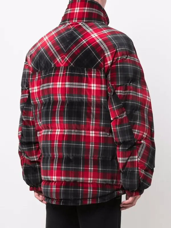 Dolce & Gabbana Reversible Plaid Puffer Jacket