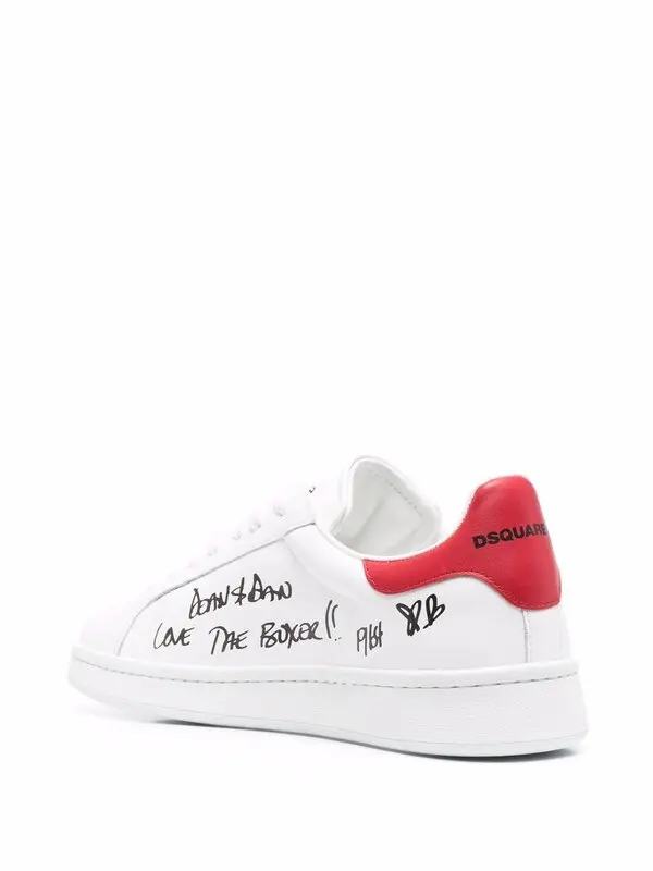 Dsquared2 Logo-print Low-top Sneakers - White