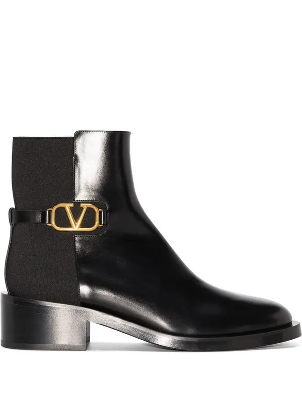 Valentino Garavani 30mm Vlogo Signature Ankle Boots