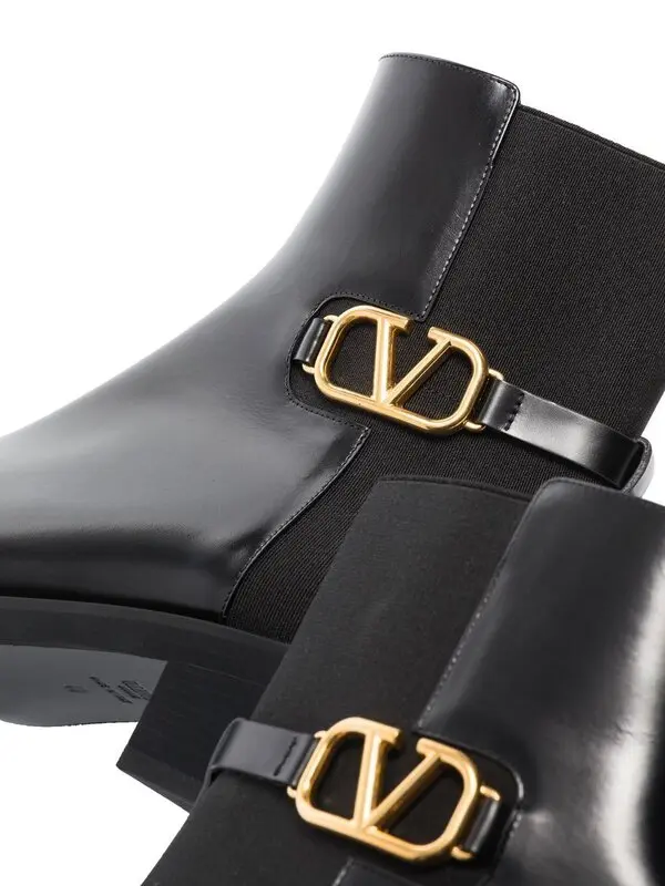 Valentino Garavani 30mm Vlogo Signature Ankle Boots