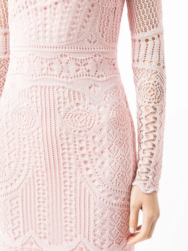 alexander mcqueen crochet dress Holiday dresses incoming  Alexander McQueen crochet gown