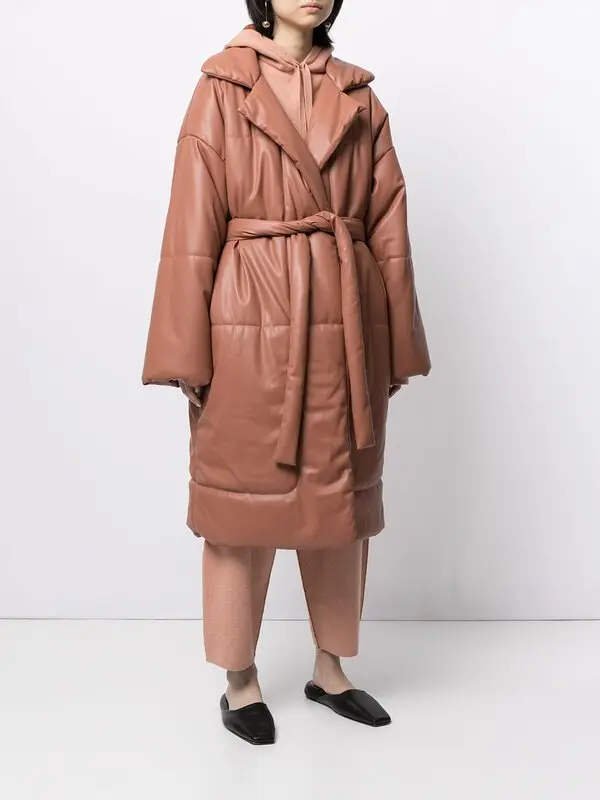 Proenza Schouler White Label Belted Padded Coat
