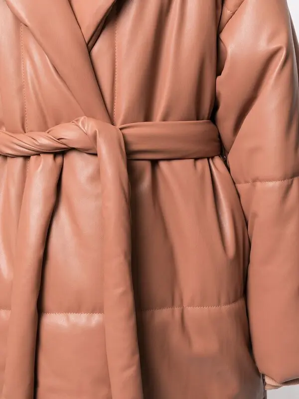 Proenza Schouler White Label Belted Padded Coat