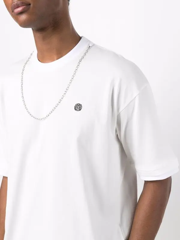 AMBUSH Chain Collar T-shirt - White