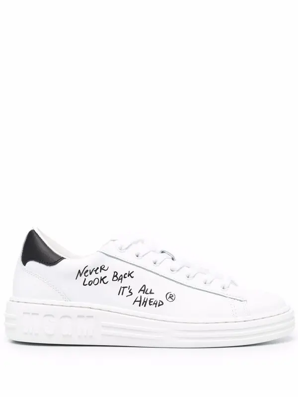 MSGM Leather Sneakers
