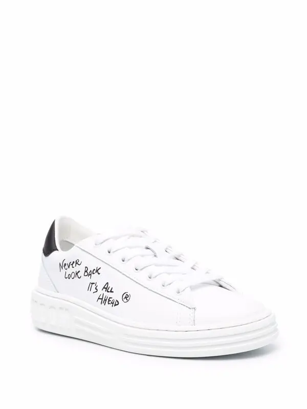 MSGM Leather Sneakers