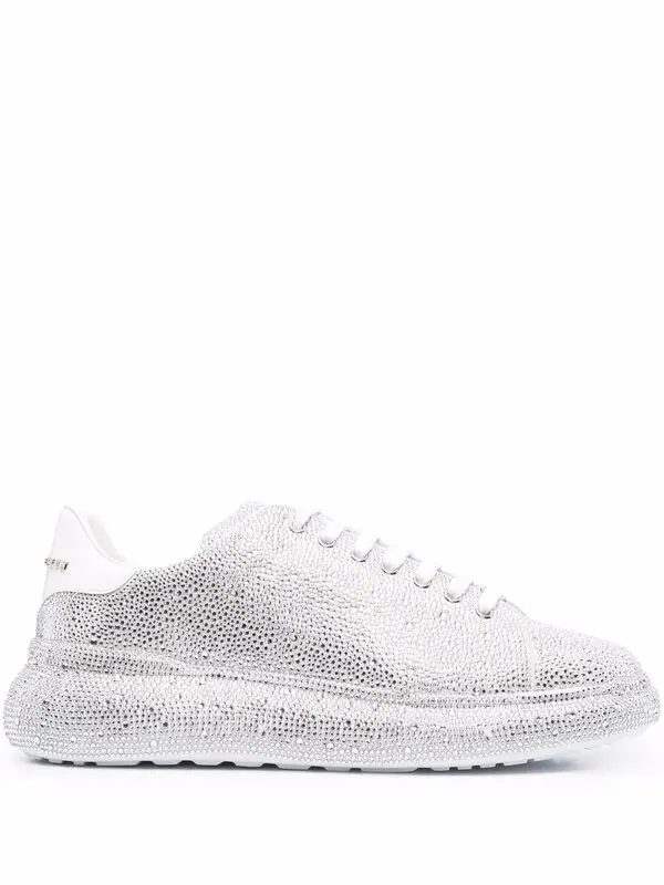 Philipp Plein Crystal-embellished Low Top Sneakers
