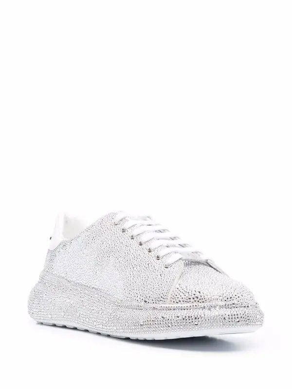 Philipp Plein Crystal-embellished Low Top Sneakers