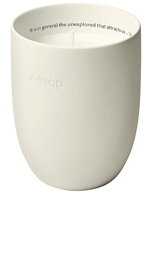 Aesop Aromatique Candle In White - Aganice