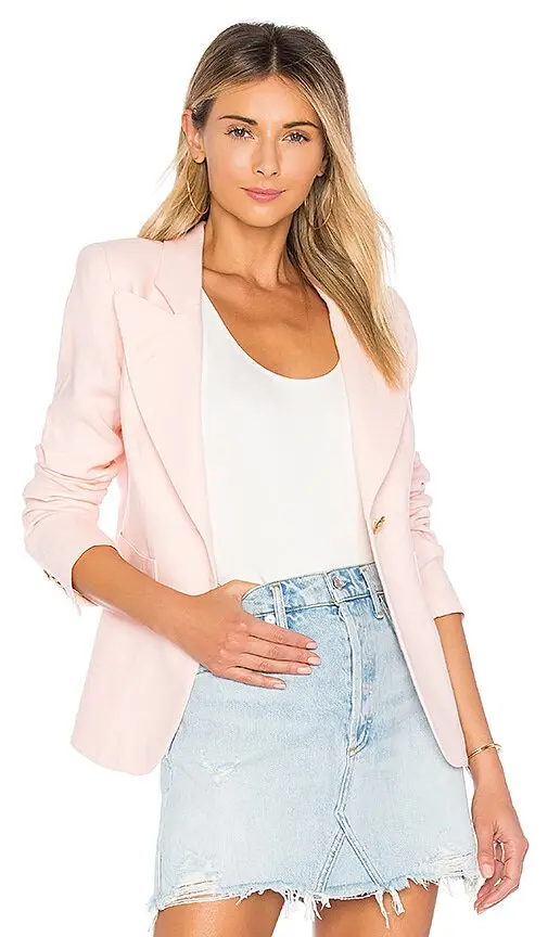 Smythe Classic Duchess Blazer - Ballet Pink