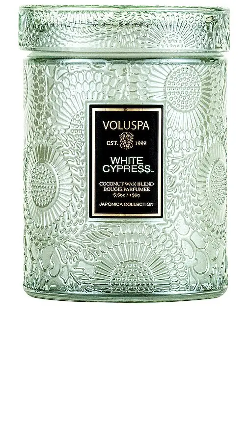 Voluspa Mini Jar Candle In Mint - White Cypress
