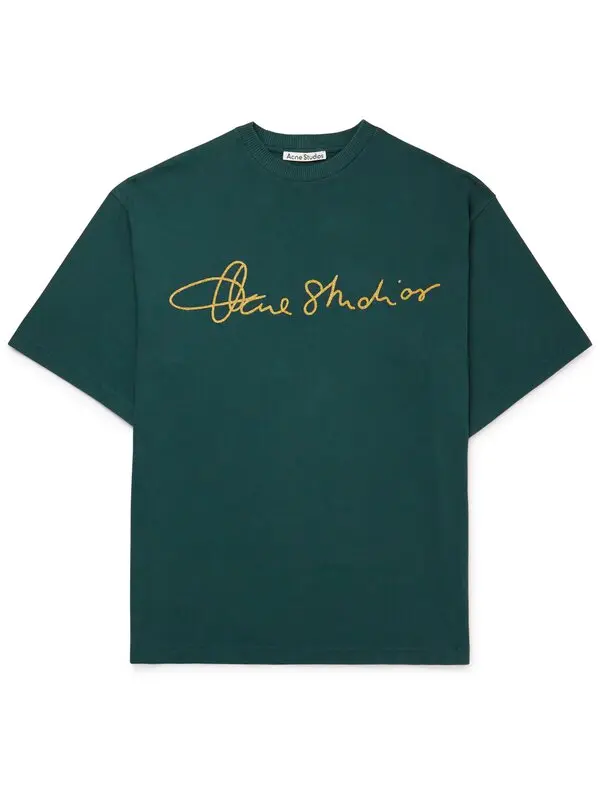 Acne Studios ライムグリーン ロゴTシャツ M Acne Studios ライムグリーン カットソー 半袖 - メルカリ