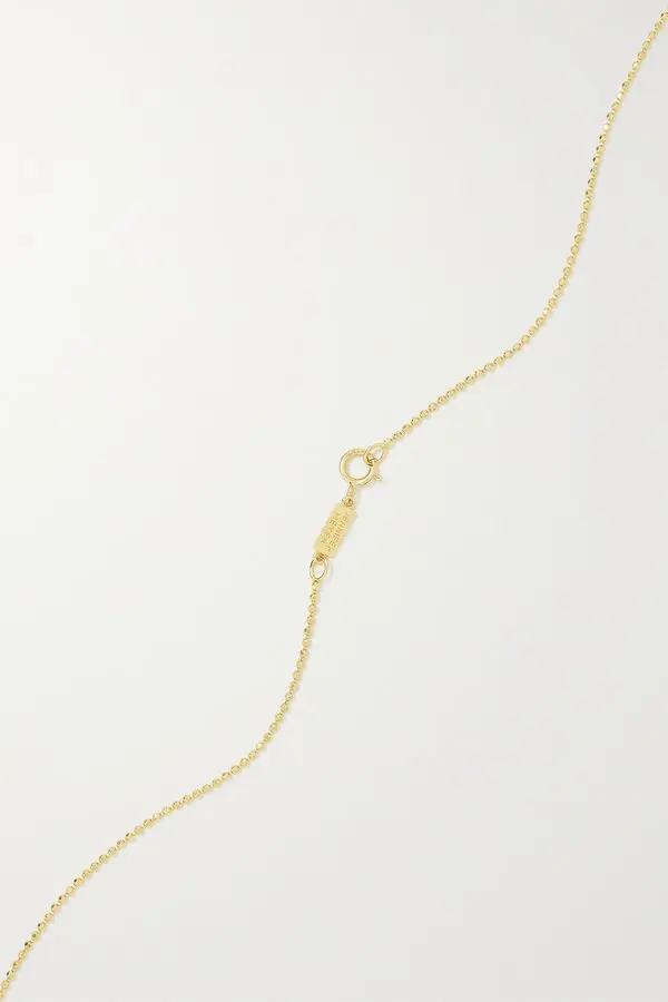 JENNIFER MEYER Large Evil Eye 18-karat Multi-stone Necklace