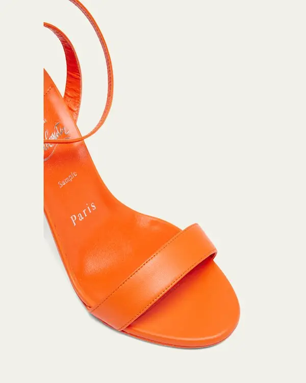CHRISTIAN LOUBOUTIN 85mm Loubigirl Ankle-strap Sandals