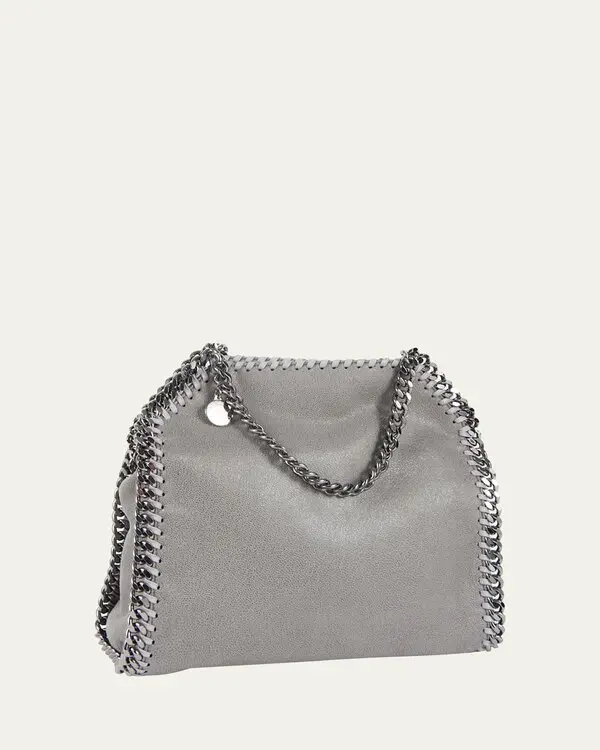 Stella McCartney Mini Falabella Top Handle Bag - Light Gray