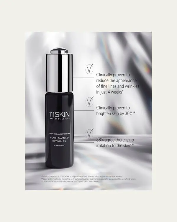 111SKIN Black Diamond Retinol Oil - One-color