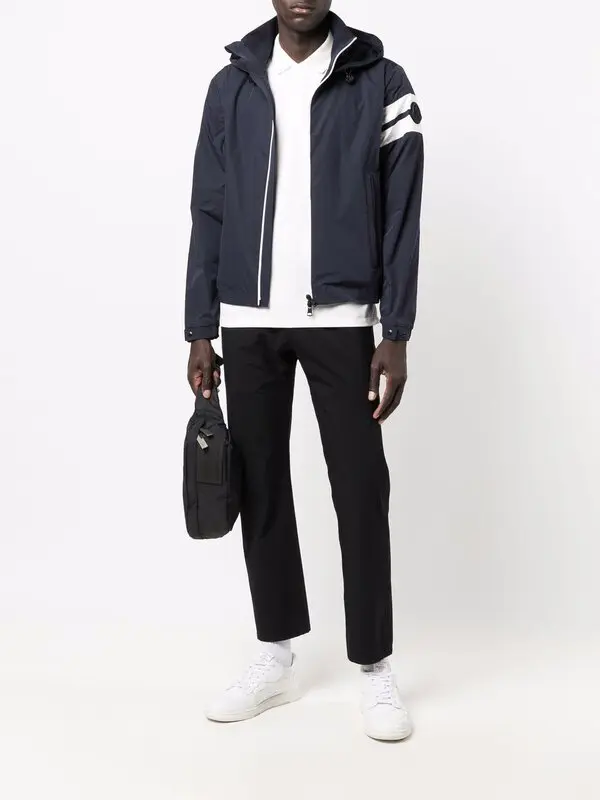 Moncler Doumenc Zipped Jacket - Blue | Editorialist