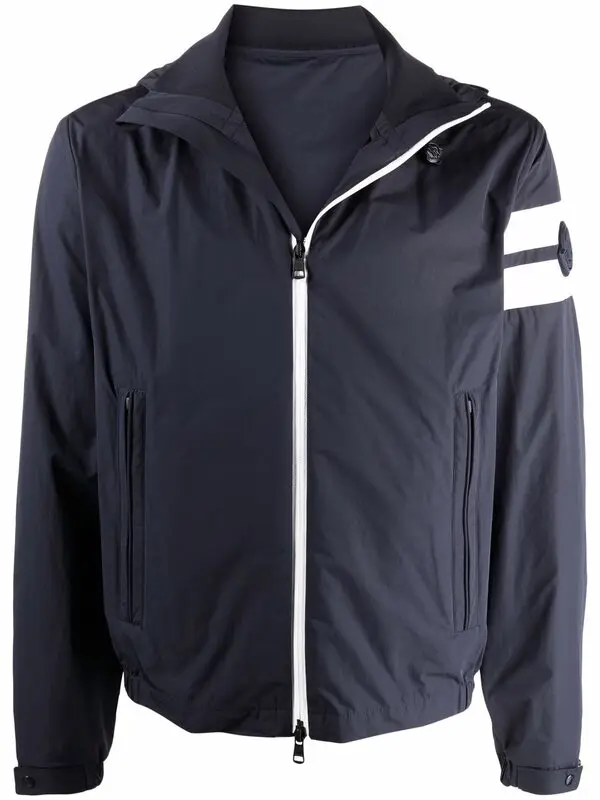 Moncler Doumenc Zipped Jacket - Blue | Editorialist