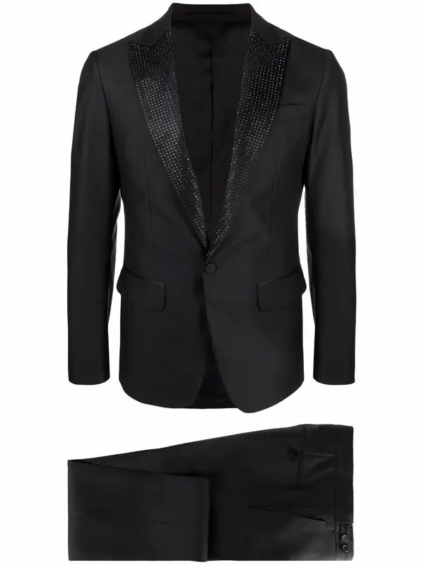 Dsquared2 Crystal-embellished Single-breasted Suit