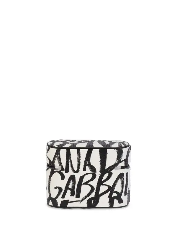 Dolce & Gabbana Logo-print Airpods Case - White