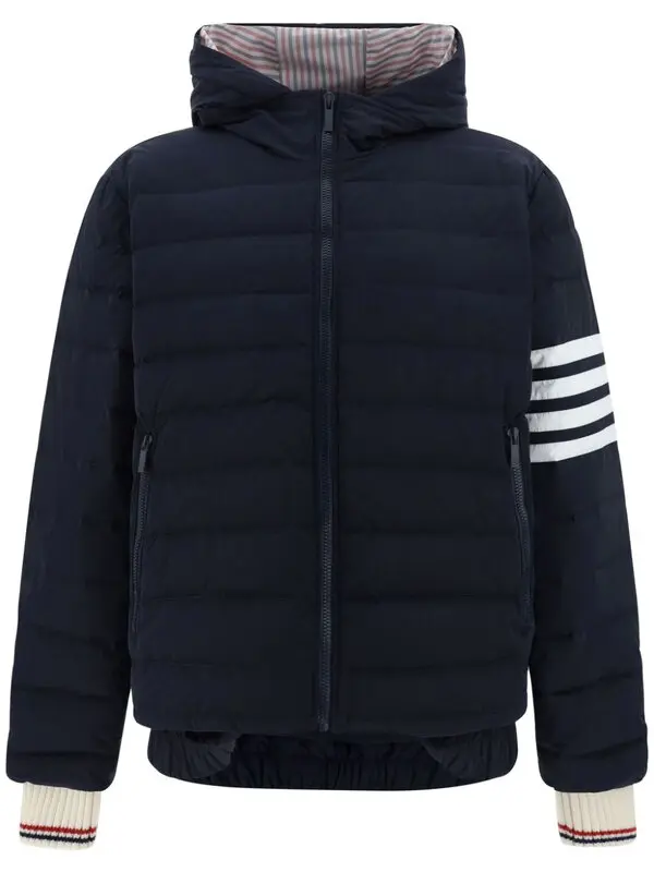Thom Browne 4-bar Stripe Padded Jacket - Blue