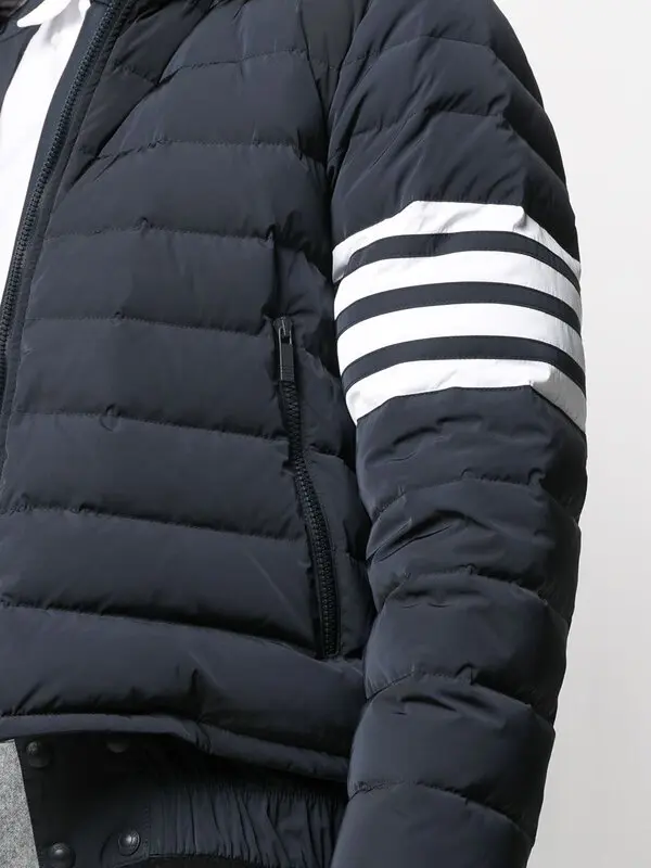 Thom Browne 4-bar Stripe Padded Jacket - Blue