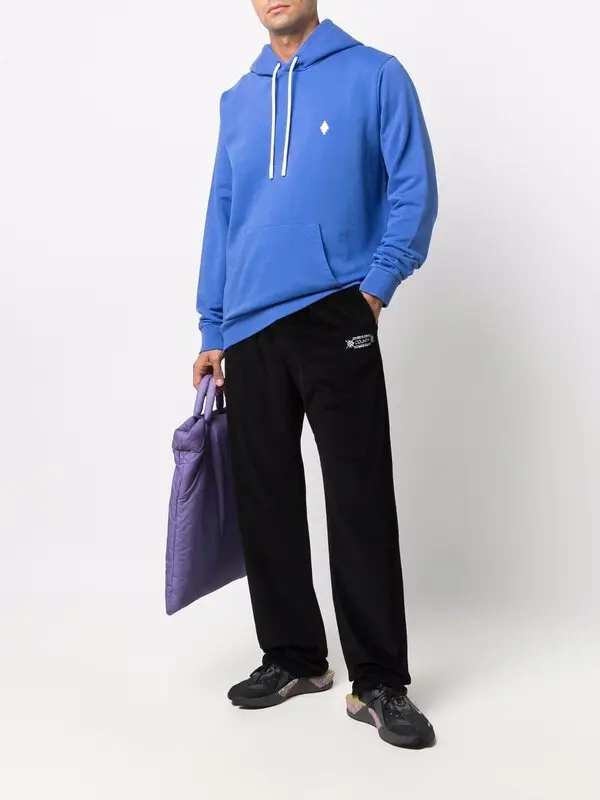 COUNTY OF MILAN Corduroy Embroidered Logo Trousers