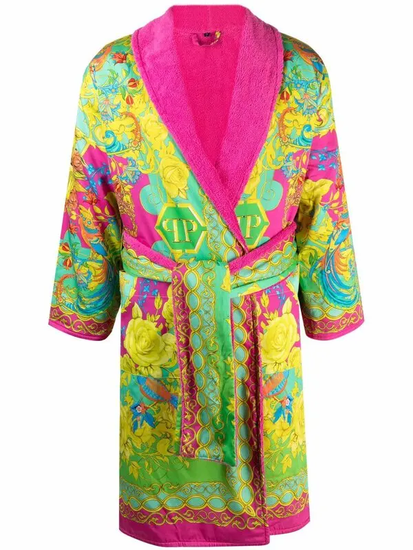 Philipp Plein New Baroque Bathrobe - Yellow