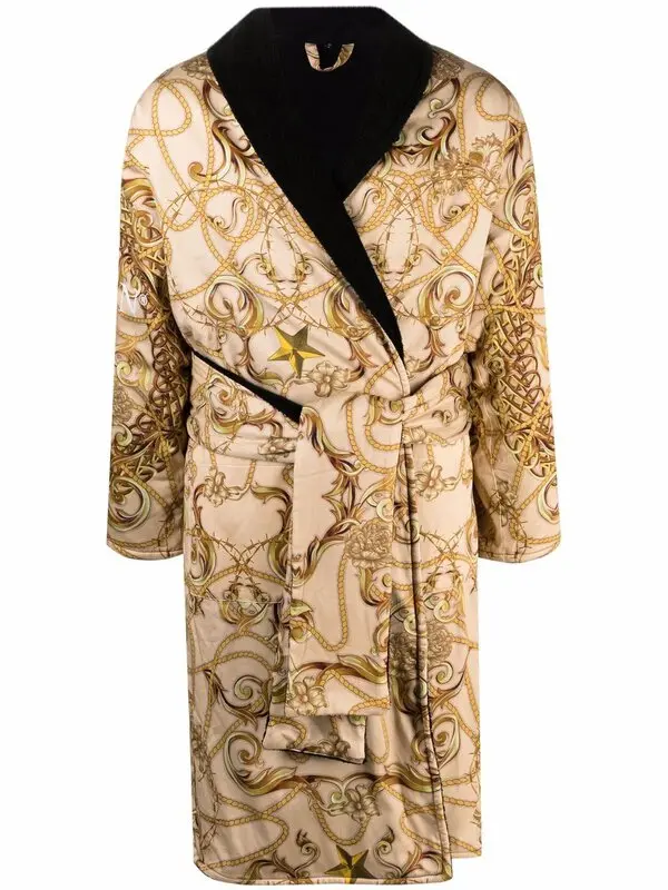 Philipp Plein New Baroque Bathrobe - Neutrals