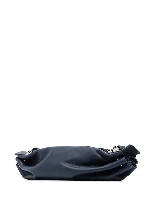 る*る様 Bonastre Ring レザーショルダーバッグ ネイビー クロスボ Bonastre Ring Crossbody Bag In Blue - 40% Off | Editorialist