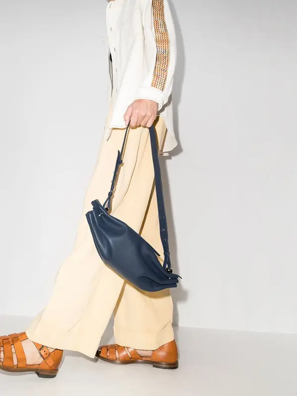 Bonastre Ring Crossbody Bag In Blue - 40% Off | Editorialist