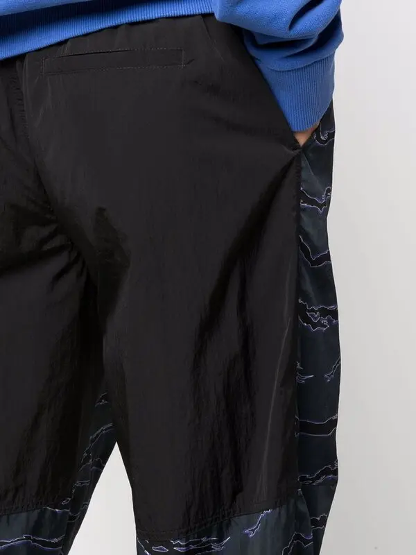 COUNTY OF MILAN Graphic-print Track Pants - Blue