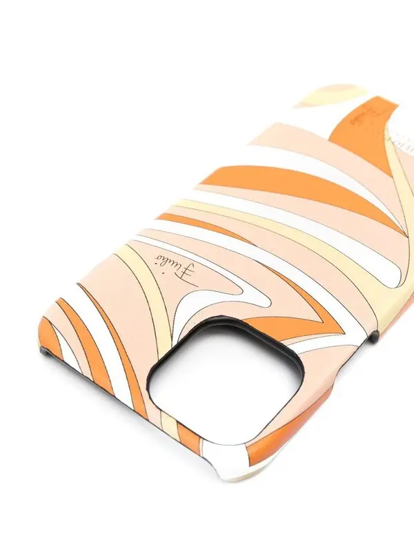 Emilio Pucci Nuages-Print Iphone 12 Pro Max Case In Yellow - 30