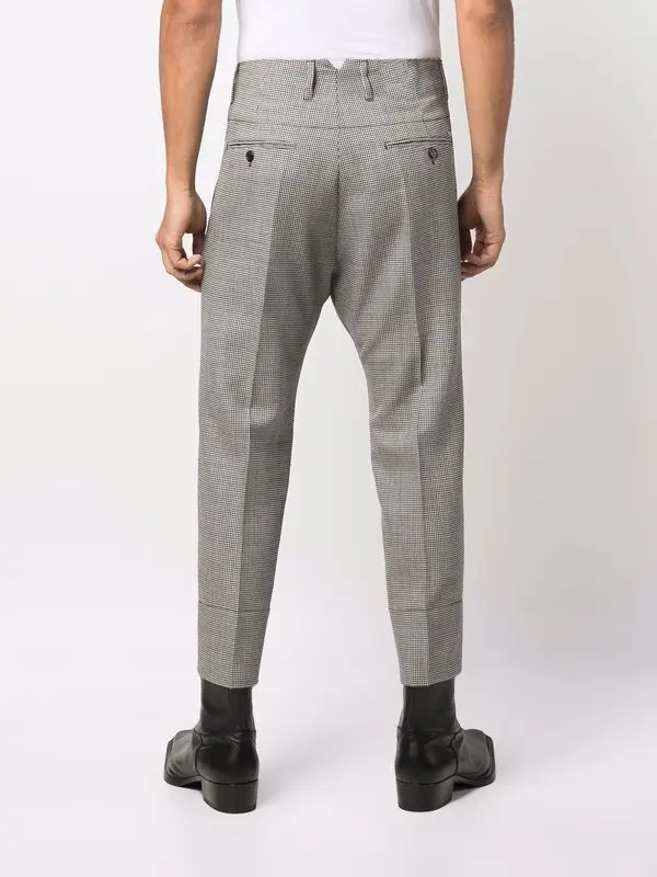 Dsquared2 Houndstooth Cropped Trousers