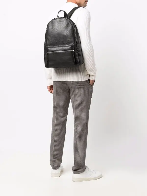 Orciani Zipped Backpack - Black