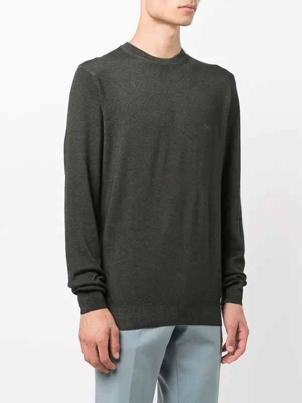 Etro Embroidered-logo Jumper - Green