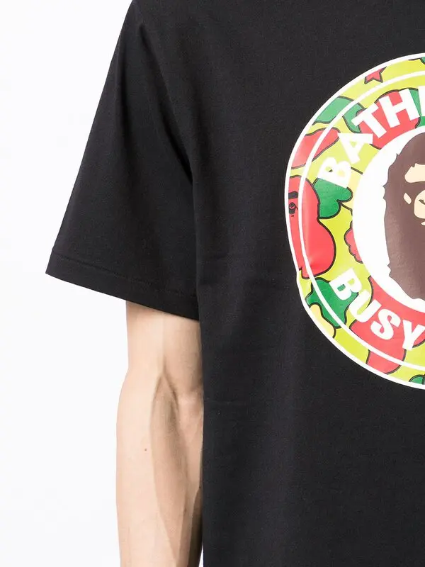 A BATHING APE Logo-print Cotton T-shirt