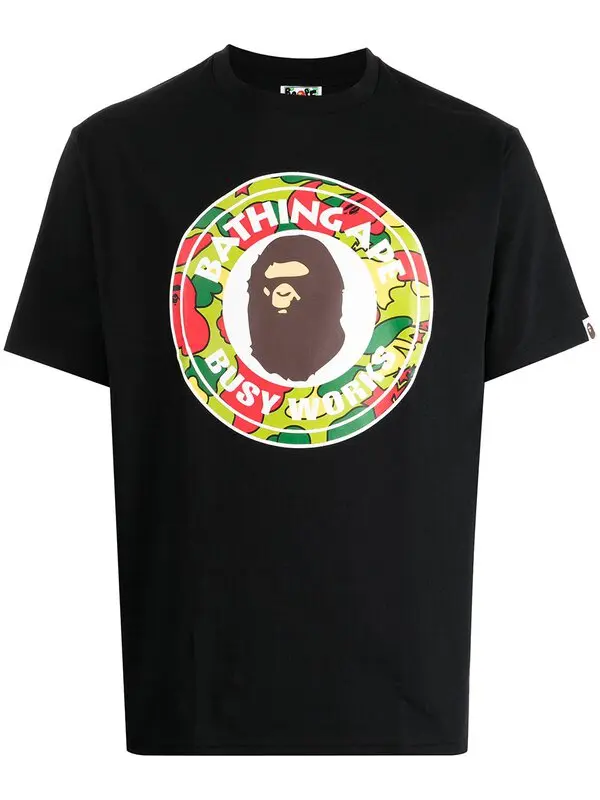 A BATHING APE Logo-print Cotton T-shirt