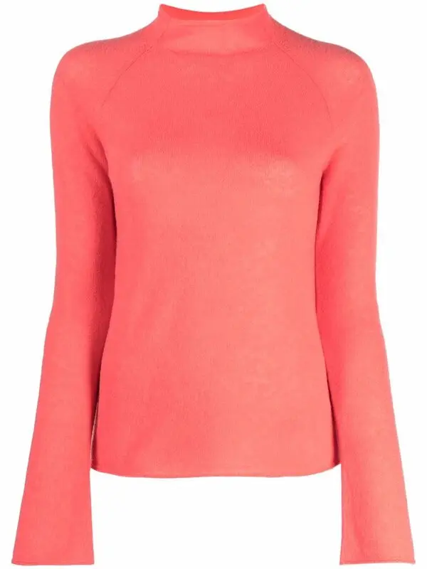 FORTE_FORTE Mock Neck Jumper