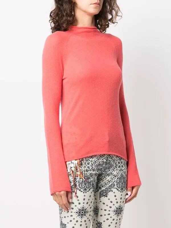 FORTE_FORTE Mock Neck Jumper